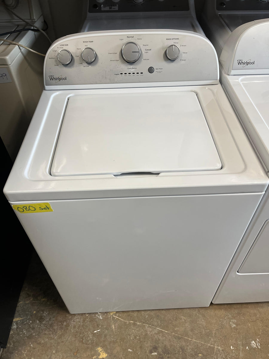Whirlpool 3.6 cu. ft. Top Load Washer And Whirlpool 7.0 cu.ft Top Load ...